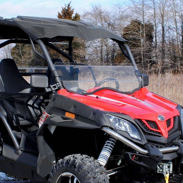 SuperATV Half Windshield Clear - Scratch Resistant Poly - HWS-CF ...