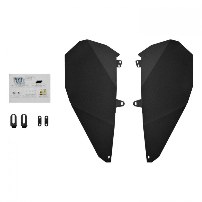 SuperATV Lower Doors 2 Aluminum Doors with Plastic Side Panels - DOOR-P ...