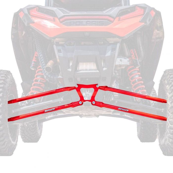 SuperATV Radius Arms Red - Tubed - RA-P-RZRXPTS-TU-03 | FortNine Canada