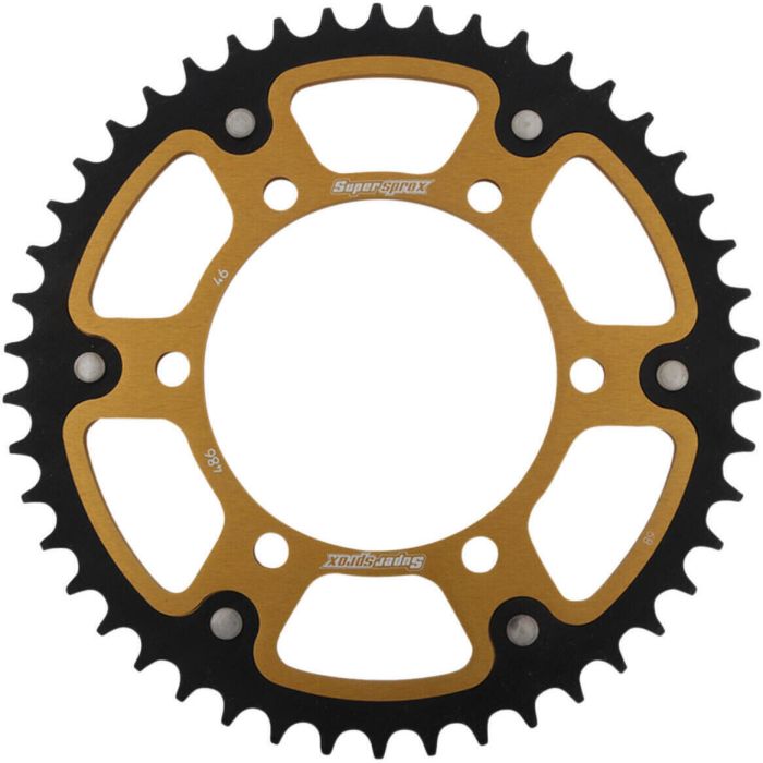 Supersprox Stealth Rear Sprocket 520 - 46T - Gold - RST-486-46-GLD ...
