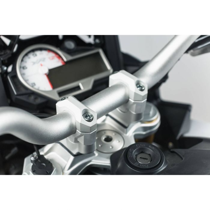 SW-Motech Handlebar Risers Silver - 20mm - LEH.07.039.12700/S | BMW ...