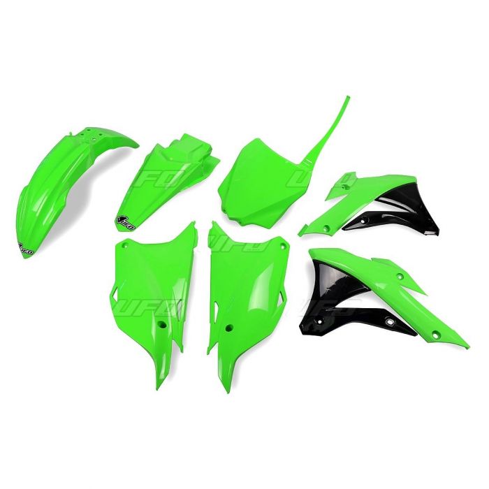 UFO Plastic Kit OEM - 20 - KAKIT222-999K | Kawasaki KX85 2014-2021 ...