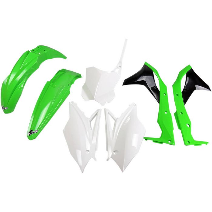 UFO Plastic Kit OEM - KAKIT224-999 | Kawasaki KX250F 2017 | FortNine Canada