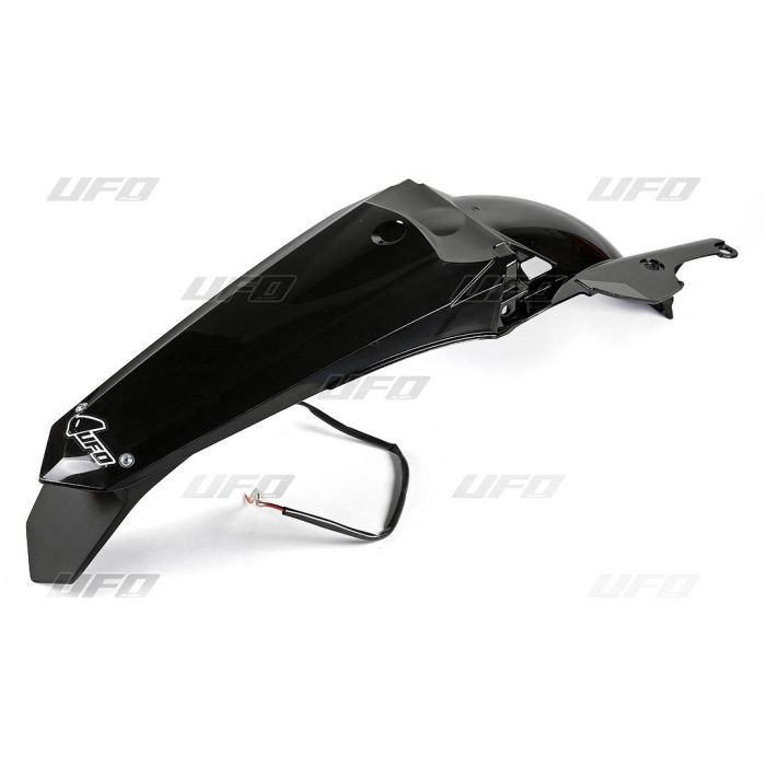 UFO Enduro Rear Fender Black - with LED Light - YA04841001 | FortNine ...
