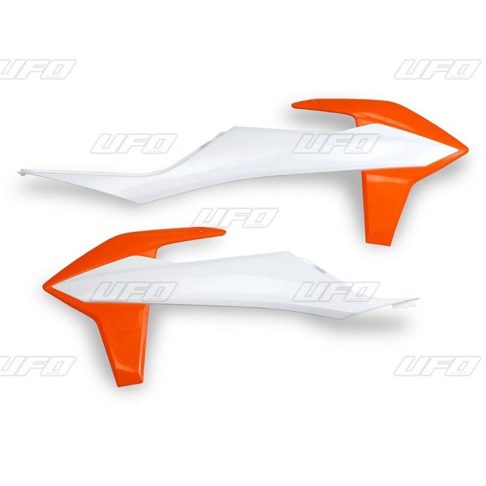 UFO Radiator Covers White/Orange - KT04092-999W | FortNine Canada