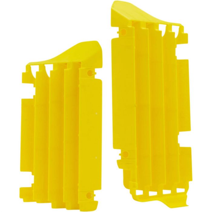 UFO Radiator Louvers Yellow - AC02463 | Suzuki RM-Z450 2018-2020 | FortNine Canada