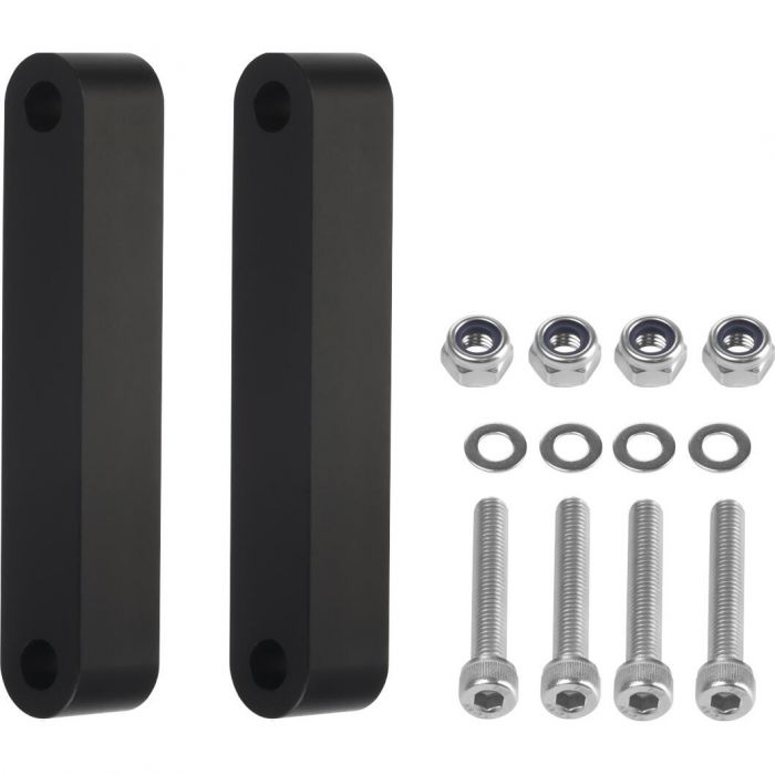 HogWorkz Front Fender Adapters Standard - Black - HW150745 | FortNine