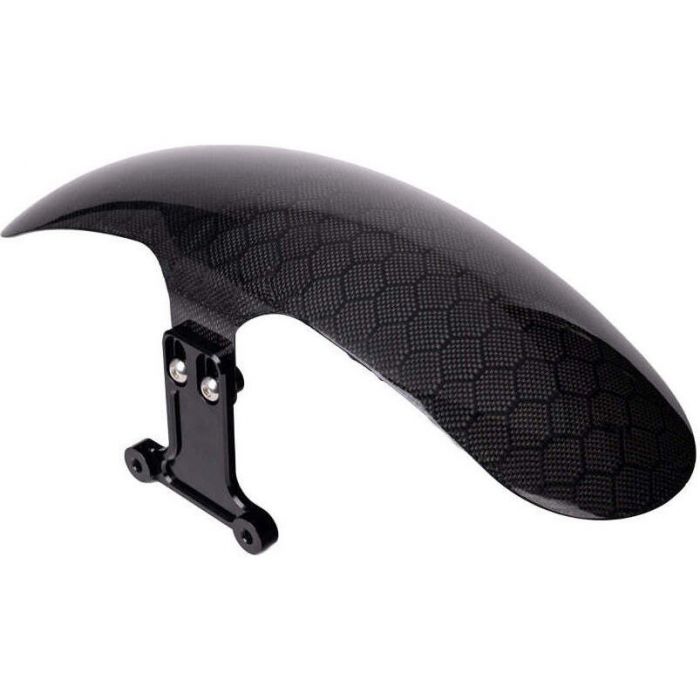Original Garage Moto Carbon Fiber Fender Kit Chrome - Hexagonal - FN-BG ...