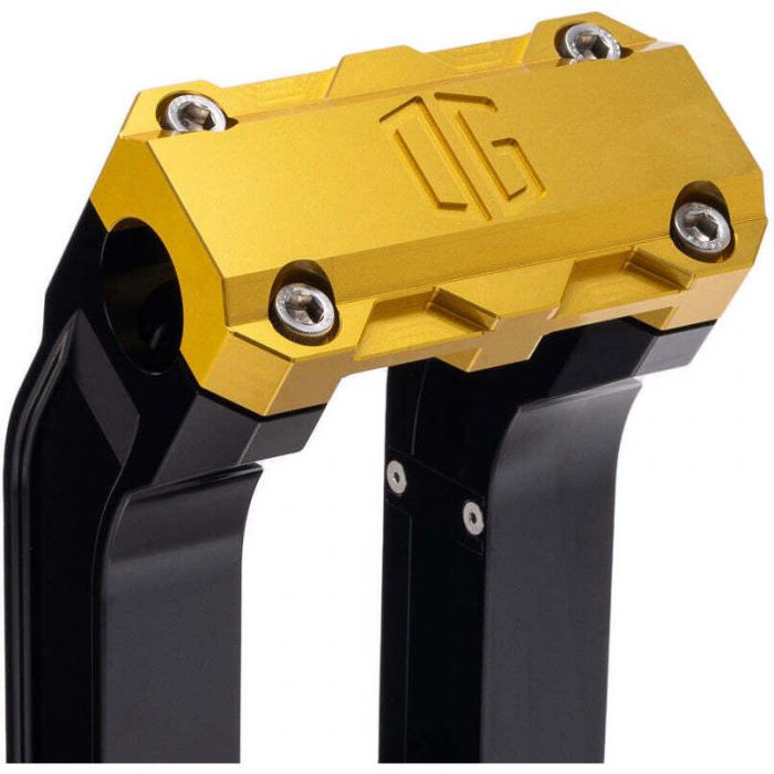 Original Garage Moto Straight Risers Black - 6.5" - Gold - H-RS-02-BK ...