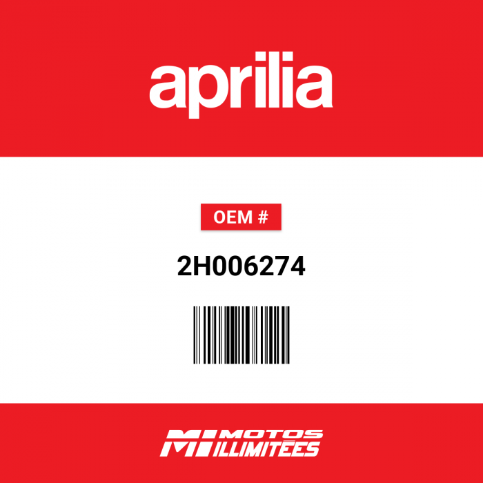 Aprilia Front Wheel Rim Red Decal - 2H006274 | FortNine