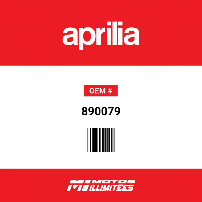 Aprilia Name Plate - 890079 | FortNine Canada