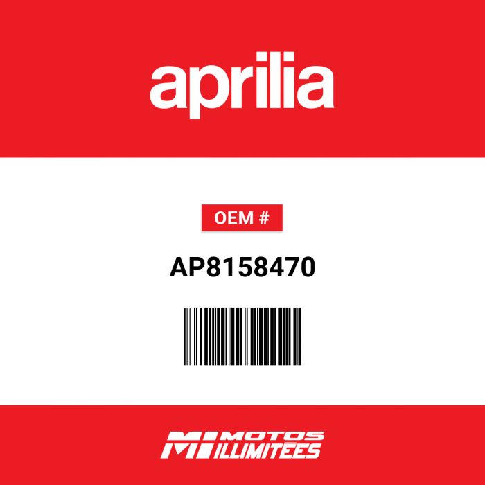 Aprilia Front Shield ap.Black - AP8158470 | FortNine Canada