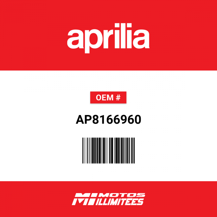 Aprilia Decal Italia FRONT. Carena - AP8166960 | FortNine Canada