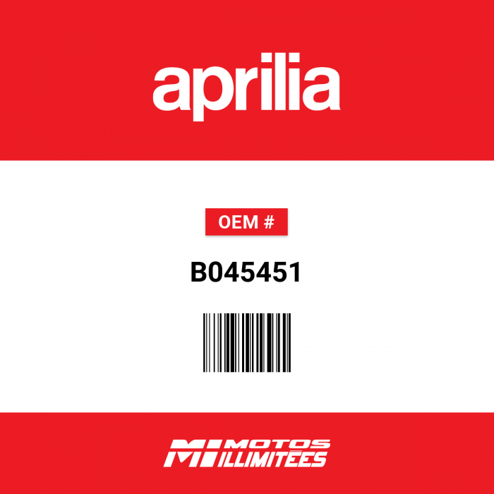 Aprilia Emission Control Sticker - B045451 | FortNine Canada