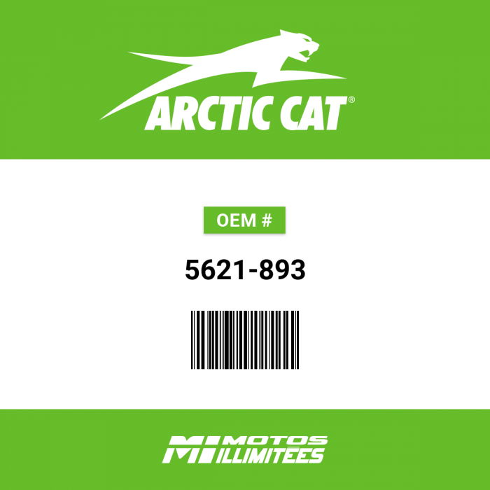 Arctic Cat Decal Hood Center - 5621-893 | FortNine Canada