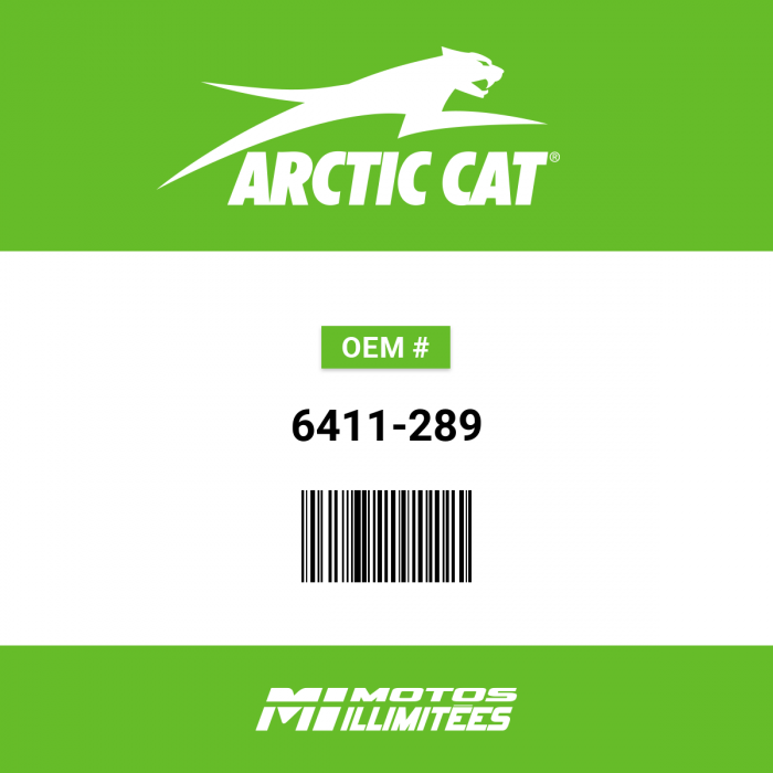 Arctic Cat Decal Panel Vent Left Wildcat XX - 6411-289 | FortNine Canada