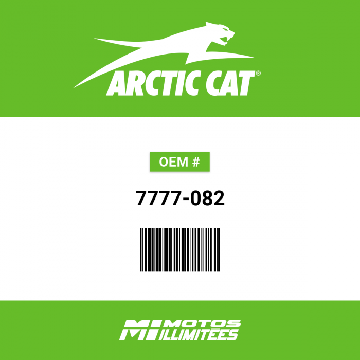 Arctic Cat Registration Plate Billet - 7777-082 | FortNine Canada