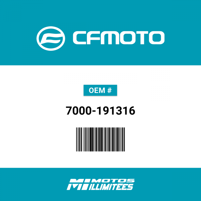 CFMoto Decal 2 - Right Hand Side Door - 7000-191316 | FortNine Canada