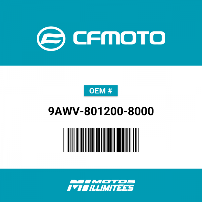 CFMoto Rear Bumper CFORCE 800/1000 Touring - 9AWV-801200-8000 ...