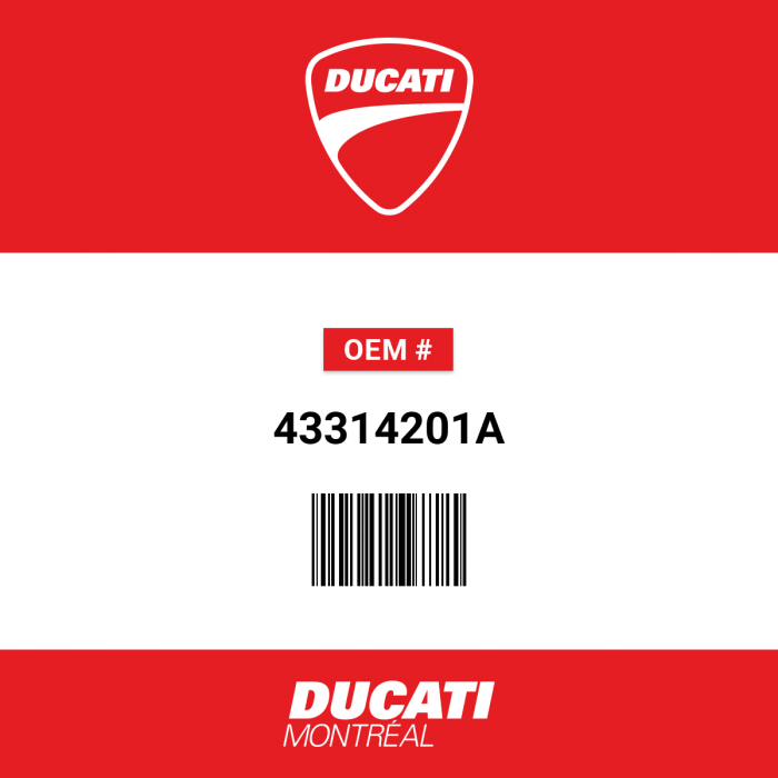 Ducati Plate Limited Edition - 43314201A | FortNine Canada
