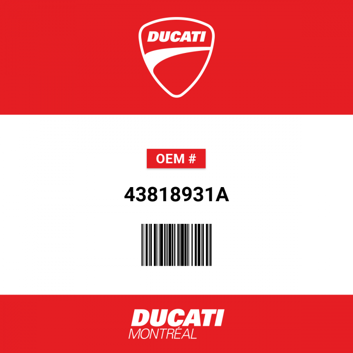 Ducati Emblem Ducati - 43818931A | FortNine Canada