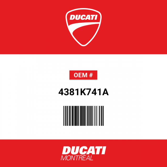 Ducati Decal Panigale V2 - 4381K741A | FortNine Canada