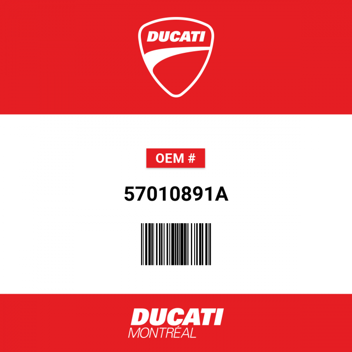 Ducati Horizontal Exhaust Pipe - 57010891A | FortNine Canada