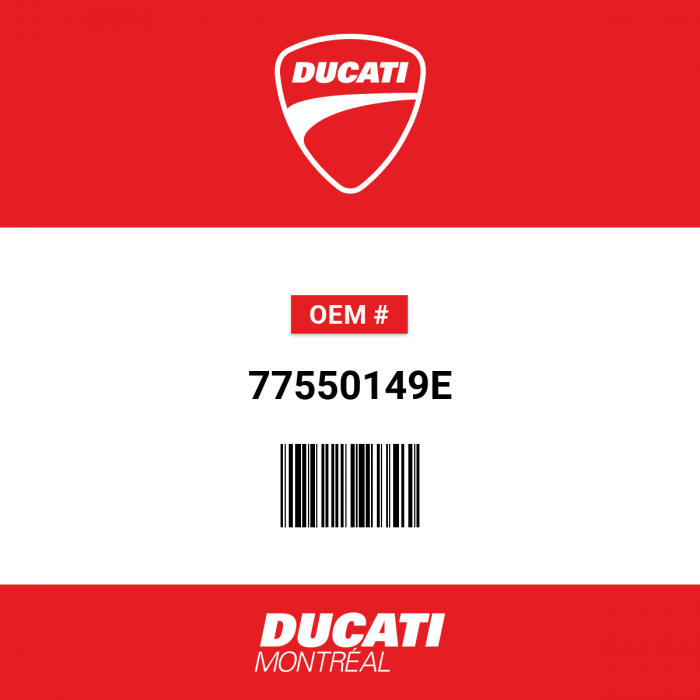 Ducati Screw Tbei M4X12 Iso 7380 - 77550149E | FortNine Canada
