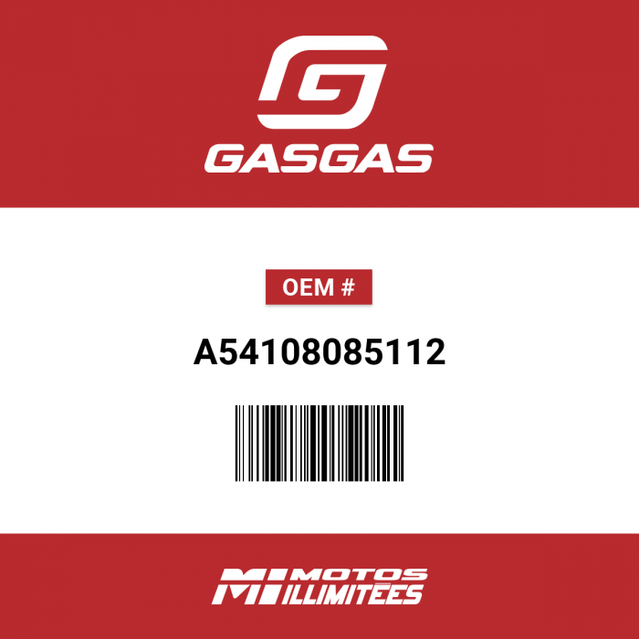 GasGas Displacement Label Set Exhaust 250 - A54108085112 | FortNine