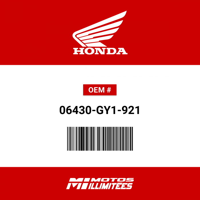 Honda Shoe Kit Brake - 06430-GY1-921 | FortNine Canada