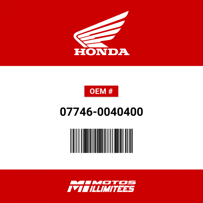 Honda Pilot 17 mm - 07746-0040400 | FortNine Canada