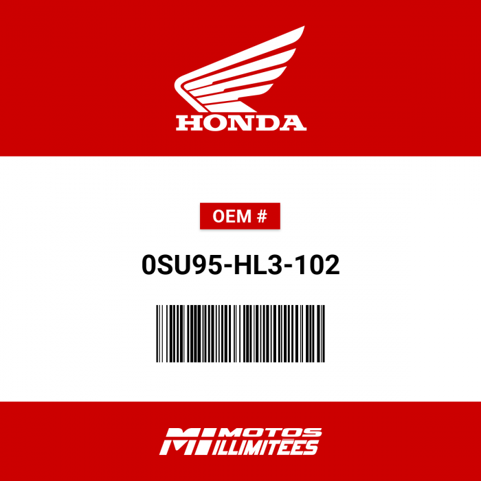 Honda Hard Rear Panel 2P - 0SU95-HL3-102 | FortNine Canada