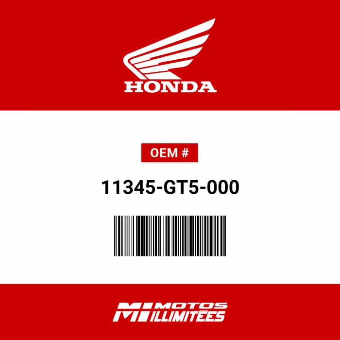 Honda Rubber Seal - 11345-GT5-000 | FortNine Canada