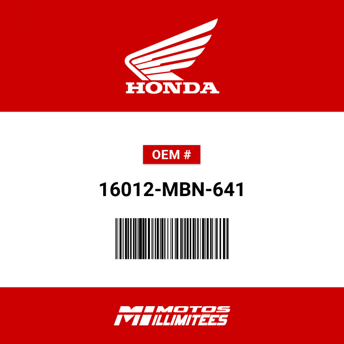 Honda Needle Set Jet - 16012-MBN-641 | FortNine Canada