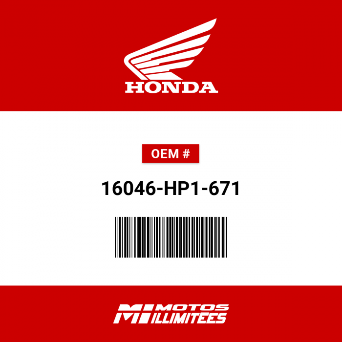 Honda Valve Set Starter - 16046-HP1-671 | FortNine Canada