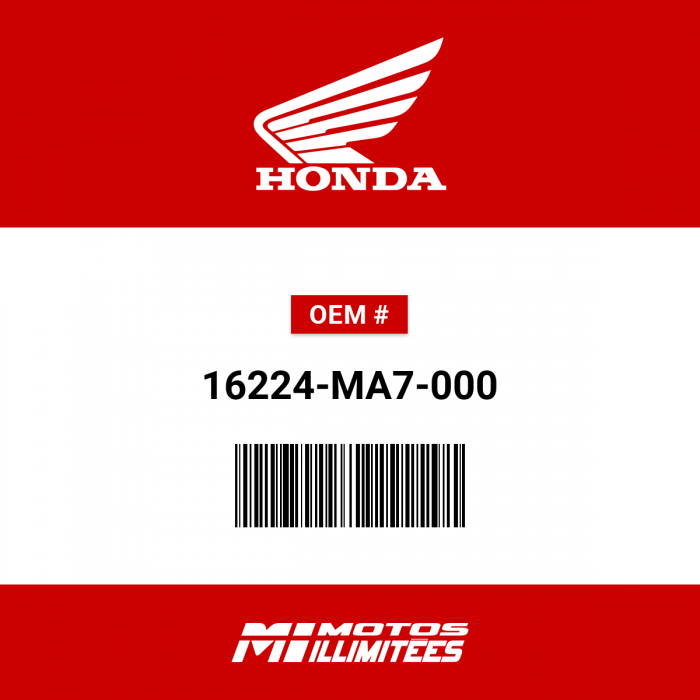 Honda Band Left Carburetor Insulator - 16224-MA7-000 | FortNine Canada