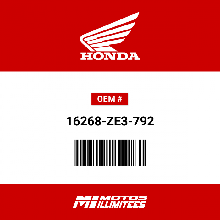 Honda Gasket Air Cleaner - 16268-ZE3-792 | FortNine Canada