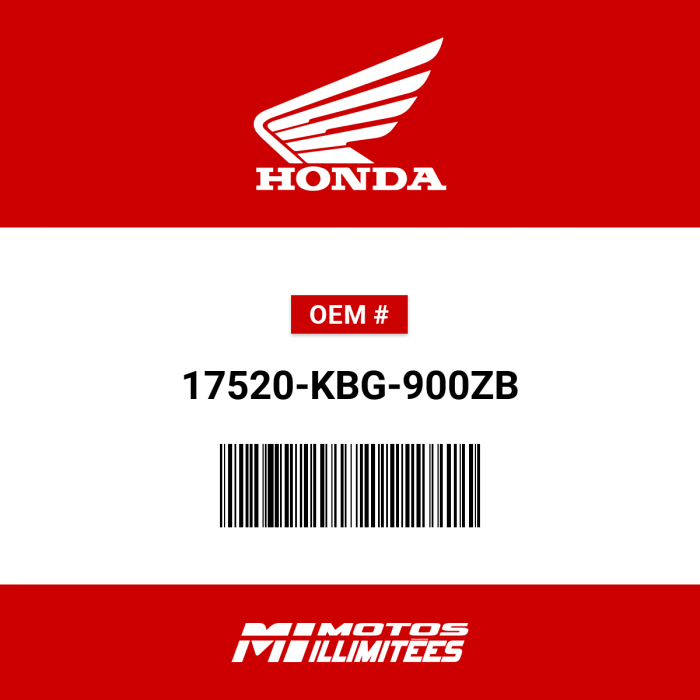 Honda Tank Set Fuel R109 (WL) (Passion Red) - 17520-KBG-900ZB ...