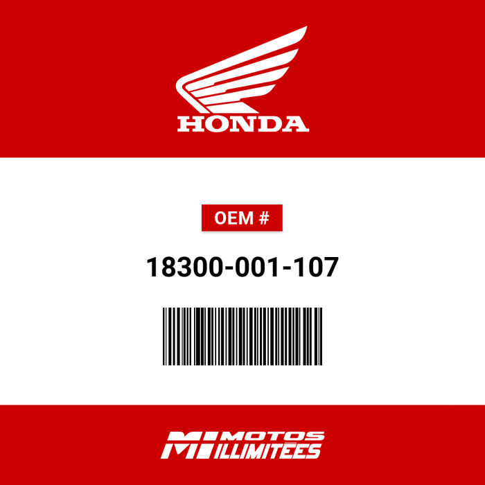 Honda Muffler - 18300-001-107 | FortNine Canada