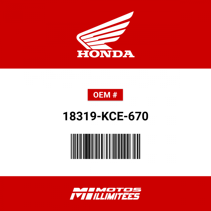 Honda Diffuser Tail - 18319-KCE-670 | FortNine