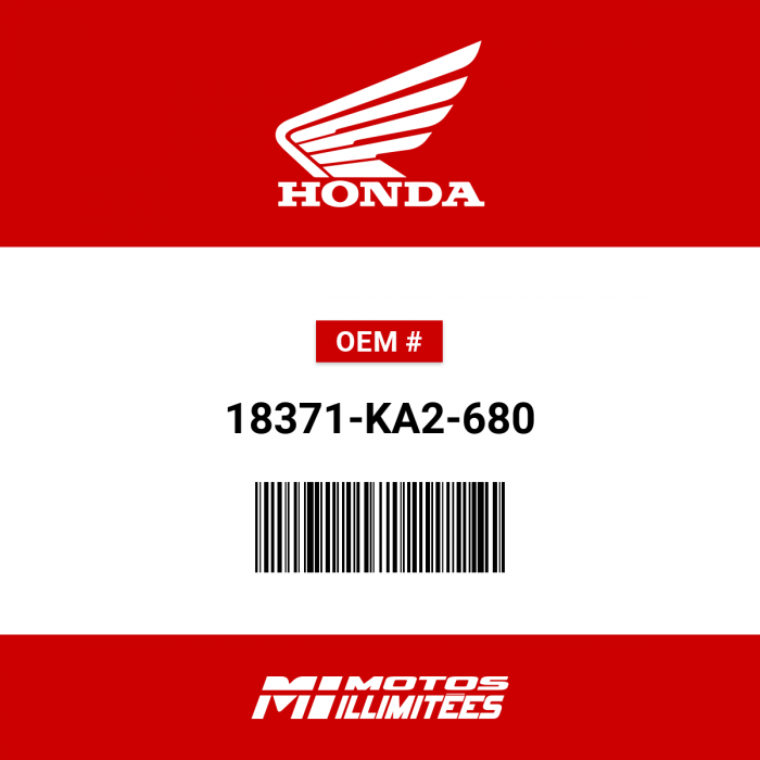 Honda Band Muffler - 18371-KA2-680 | FortNine Canada