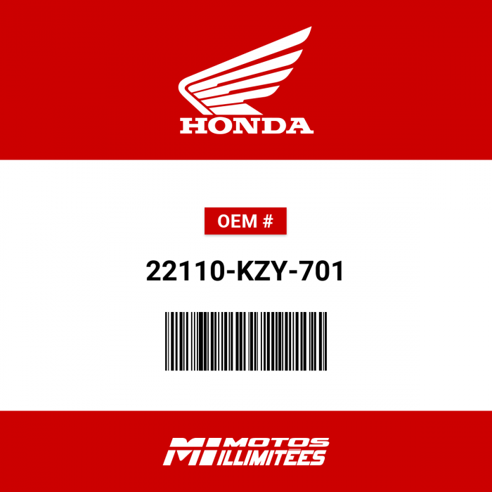 Honda Face Movable Drive - 22110-KZY-701 | FortNine