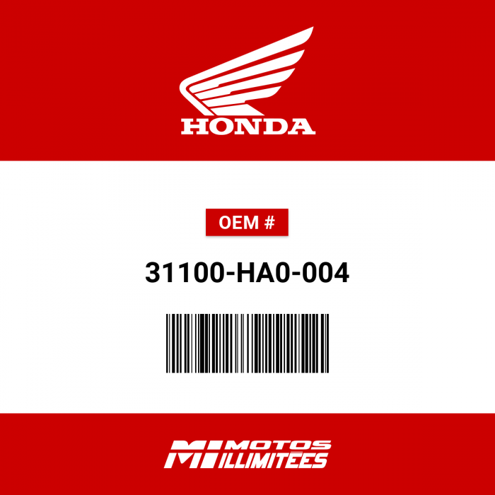 Honda Alternator Assembly Flywheel Type (Denso) - 31100-HA0-004 ...