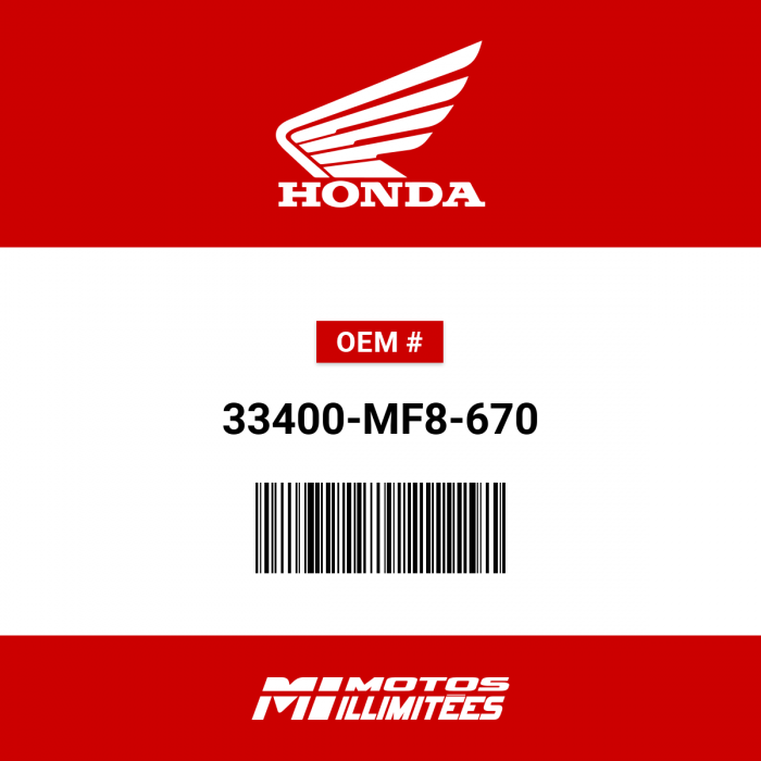 Honda Turn Signal Right Front - 33400-MF8-670 | FortNine Canada