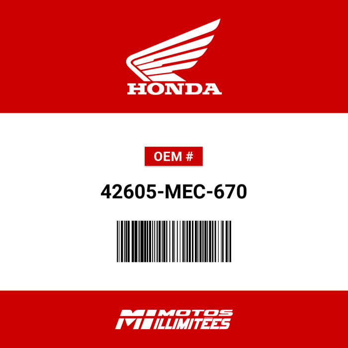 Honda Cover Rear Wheel - 42605-MEC-670 | FortNine Canada