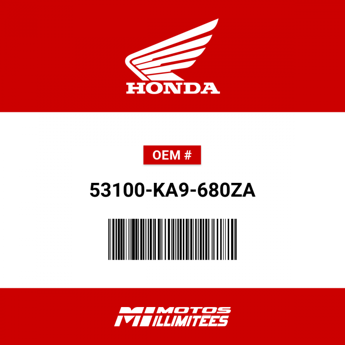 Honda Handlebar NH105 - 53100-KA9-680ZA | FortNine Canada