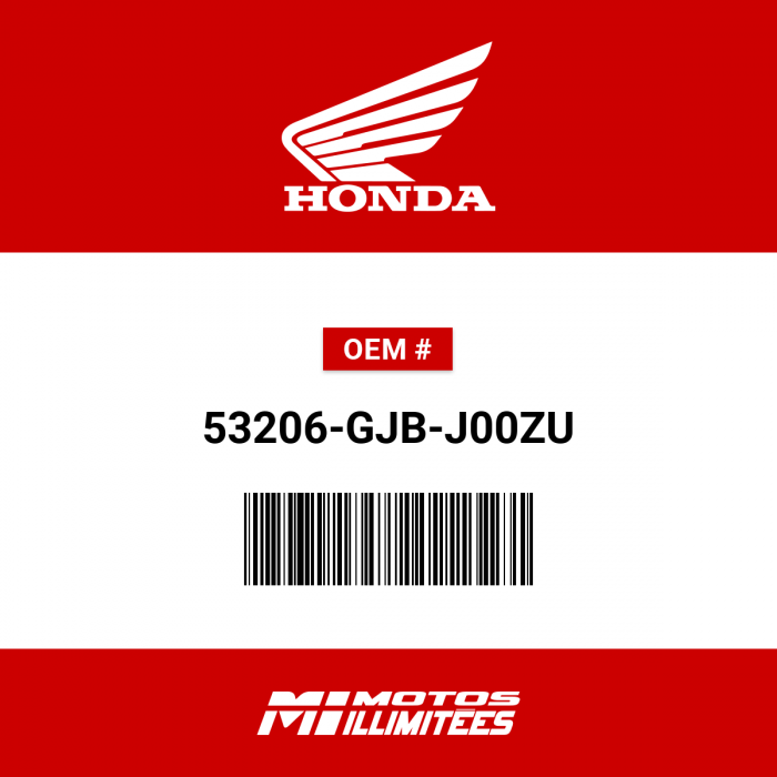 Honda Cover Rear PB395M - 53206-GJB-J00ZU | FortNine Canada