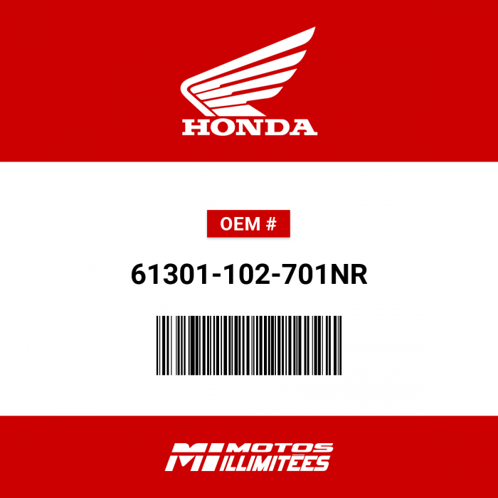Honda Case Headlight NH43 (Phantom Black) - 61301-102-701NR | FortNine ...