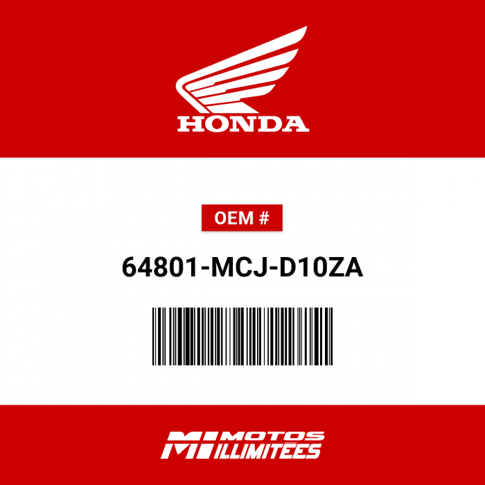 Honda Mark Cowl (Upper) (TYPE5) (Honda) - 64801-MCJ-D10ZA | FortNine