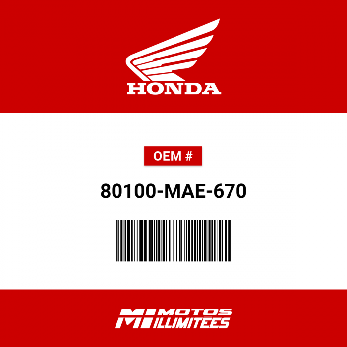 Honda Fender Rear - 80100-MAE-670 | FortNine Canada